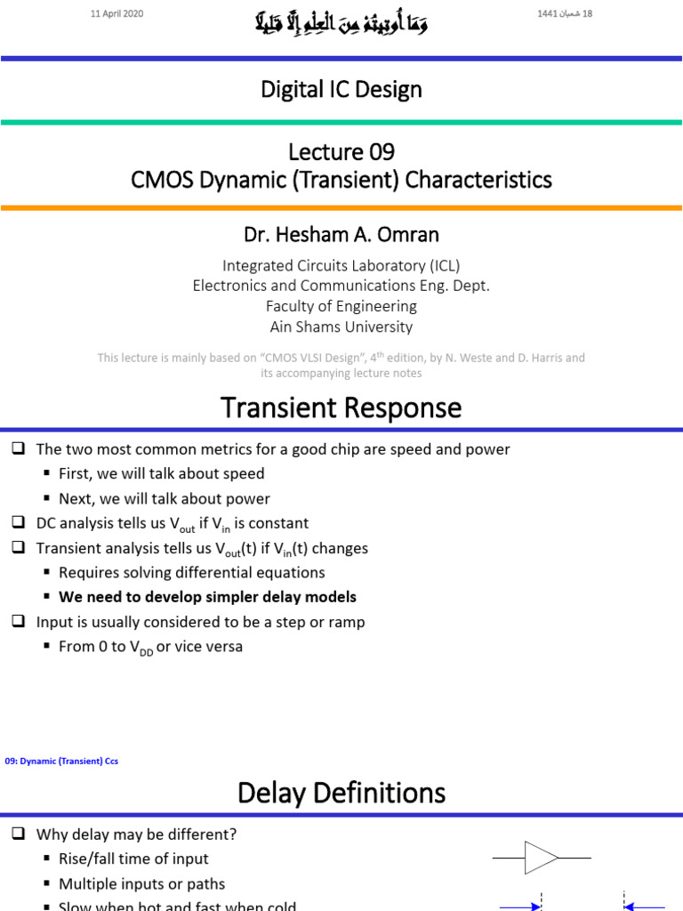 Dic Lec 09 Transient v01 | PDF | Mosfet | Spice