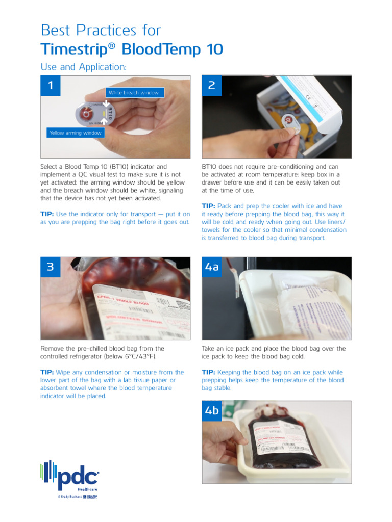 BloodTemp10 BestPractices 012318 | PDF | Thermometer | Temperature