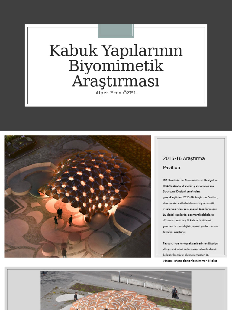Kabuk Yapılarının Biyomimetik Araştırması | PDF