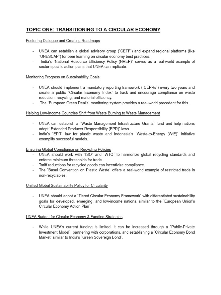 Research Binder UNEA Printed | PDF | Infrastructure | Recycling