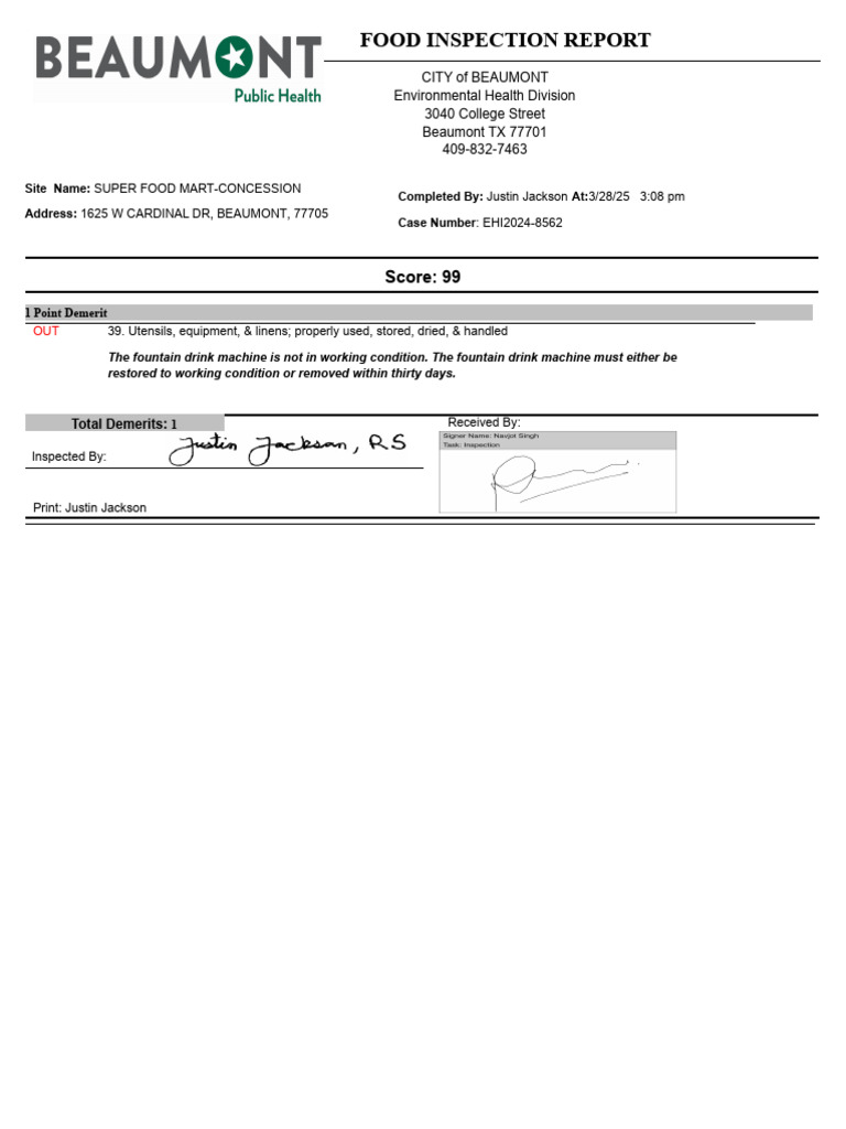 Super Food Mart-Concession | PDF