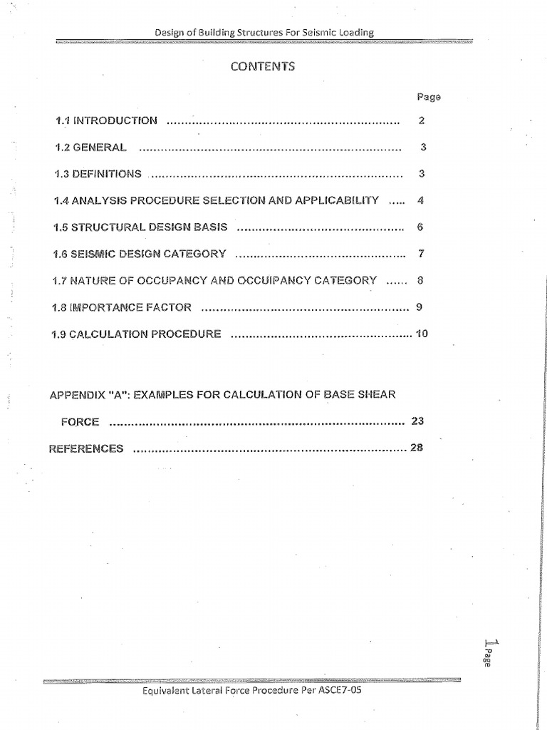 seismic asce 7 | PDF