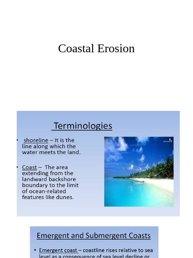 Coastal Erosion | PDF