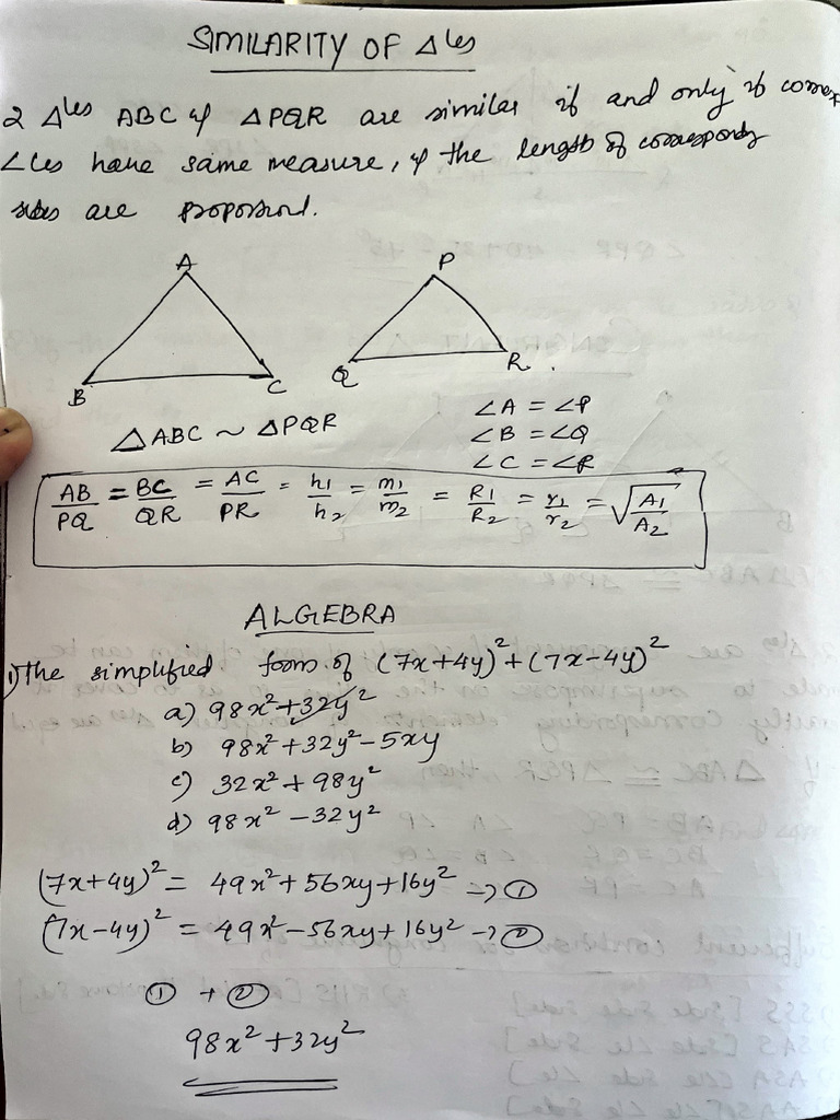 Algebra 1 & 2 | PDF