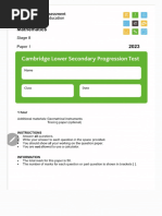 Year 9 Checkpoint Maths Practice Papers | PDF | Mathematics | Function ...