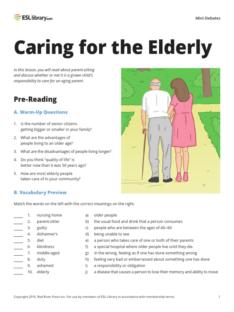 73 - Caring For The Elderly - US | PDF | Old Age | Ageing