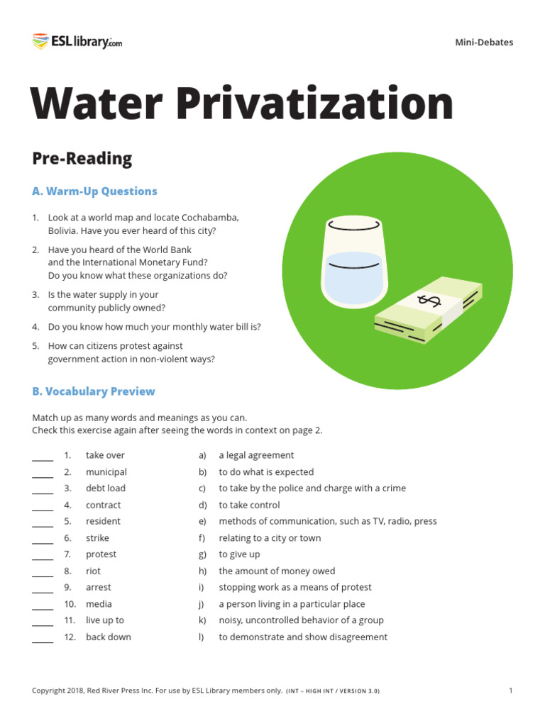 73 Water-Privatization US | PDF