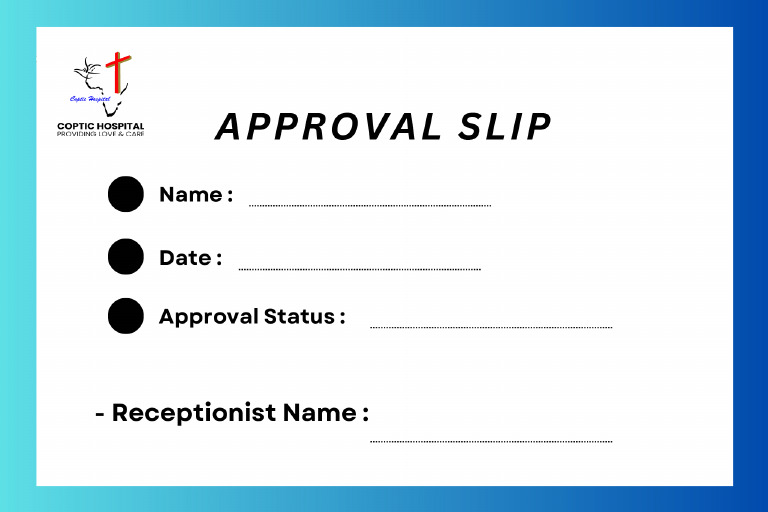 Approval slip1 | PDF