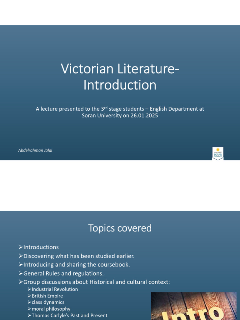 Victorian Literature: Context & Themes | PDF | Industrial Revolution ...