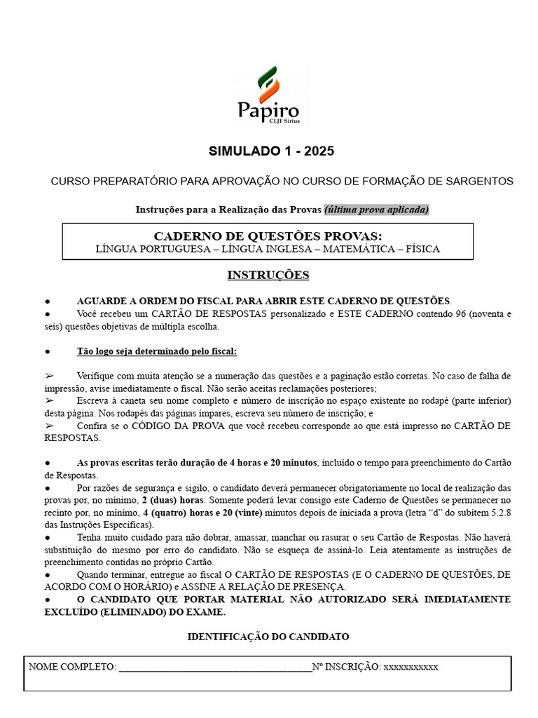 Eear - Simulado 1 - Editado | PDF | Triângulo | Aquecimento global e ...