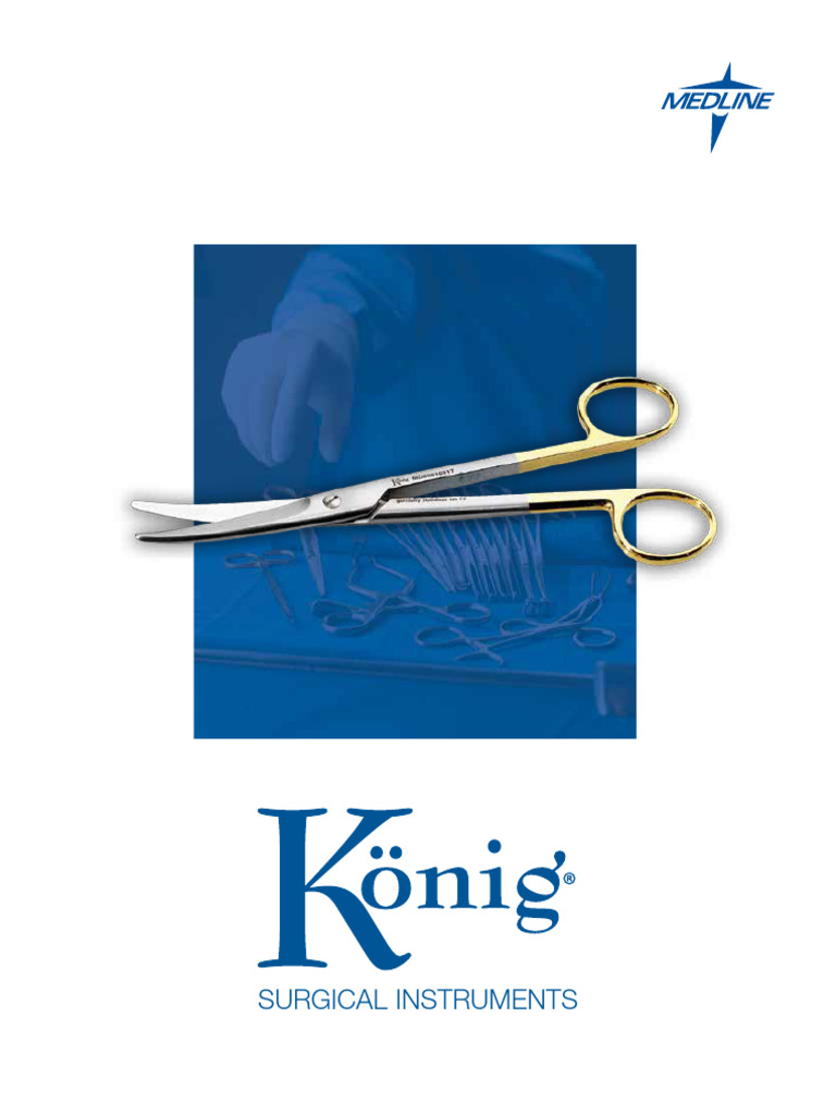 Konig Surgical Instrument Catalogue | PDF | Scissors | Surgical Suture
