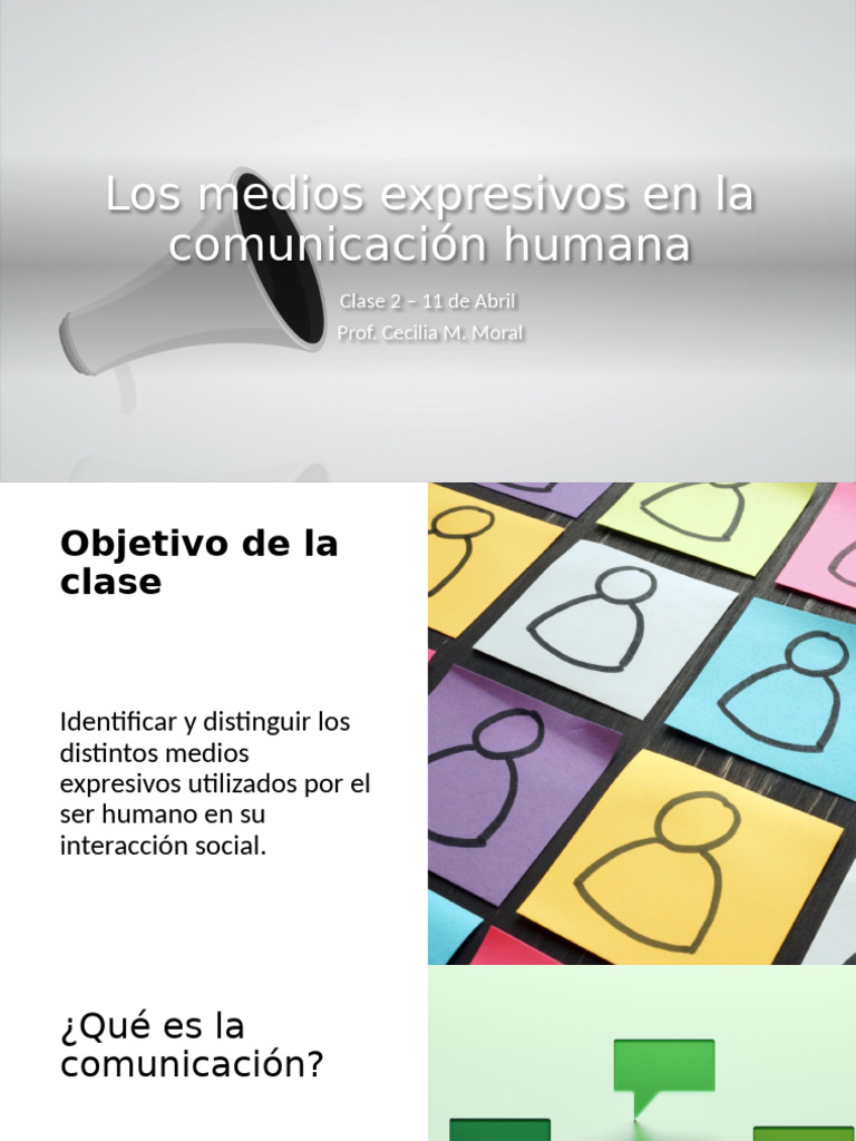 Medios Expresivos en la Comunicación Humana | PDF | Comunicación | Las emociones