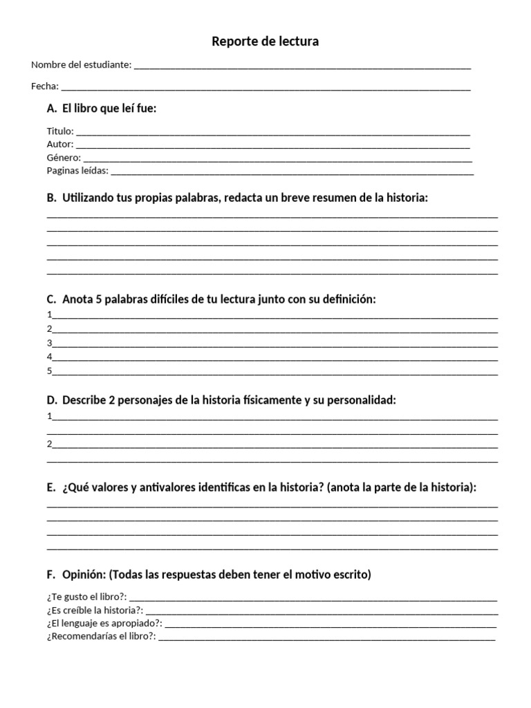 Reporte de Lectura SECU y PREPA | PDF