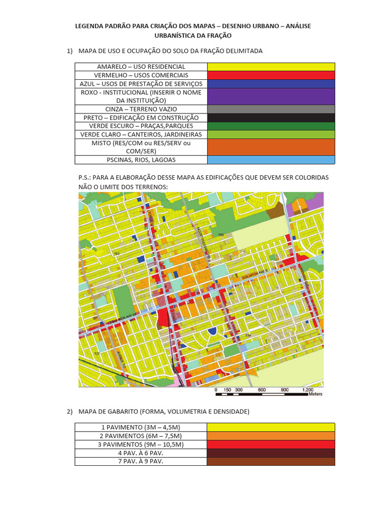 Texto Complementar 04 - Legenda Uso Do Solo e Vias - 01 | PDF