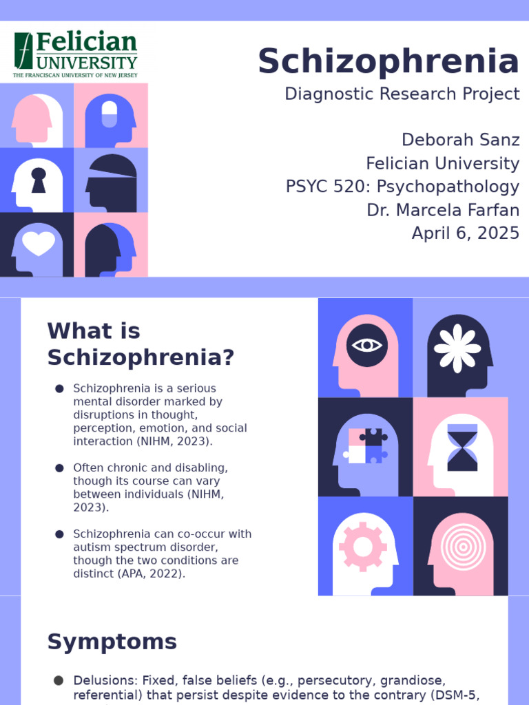 Diagnostic Research Project - Schizophrenia | PDF | Schizophrenia ...