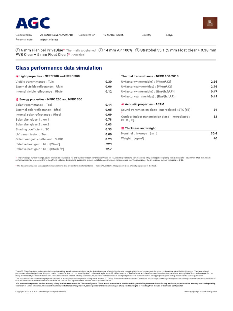 Glass Configurator Datasheet 2025 03 17 | PDF