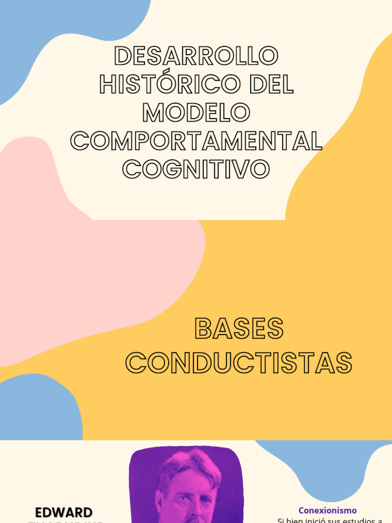 Historia del Modelo Conductual Cognitivo | PDF | Aprendizaje ...