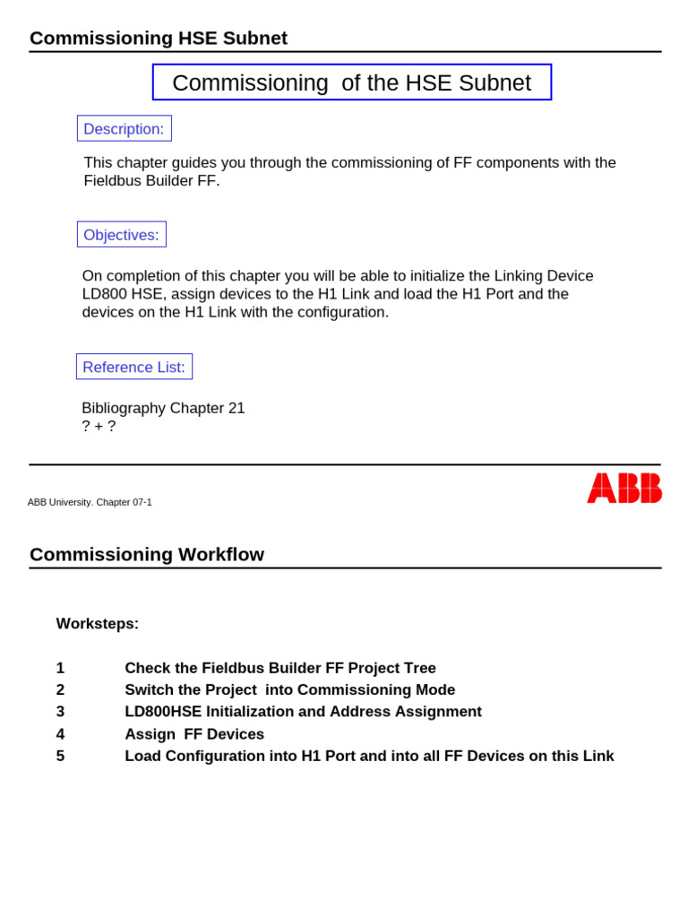 C07 - Commissioning of HSE Subnet | PDF | Software Engineering | Software