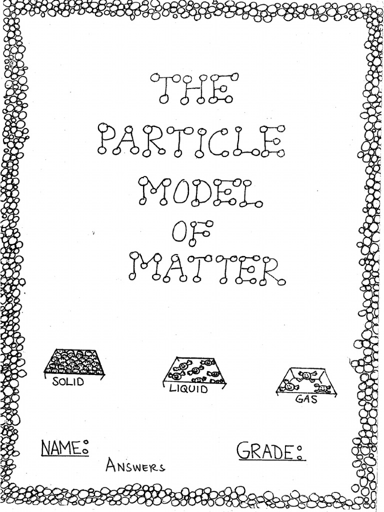 The Particle Model of Matter | PDF
