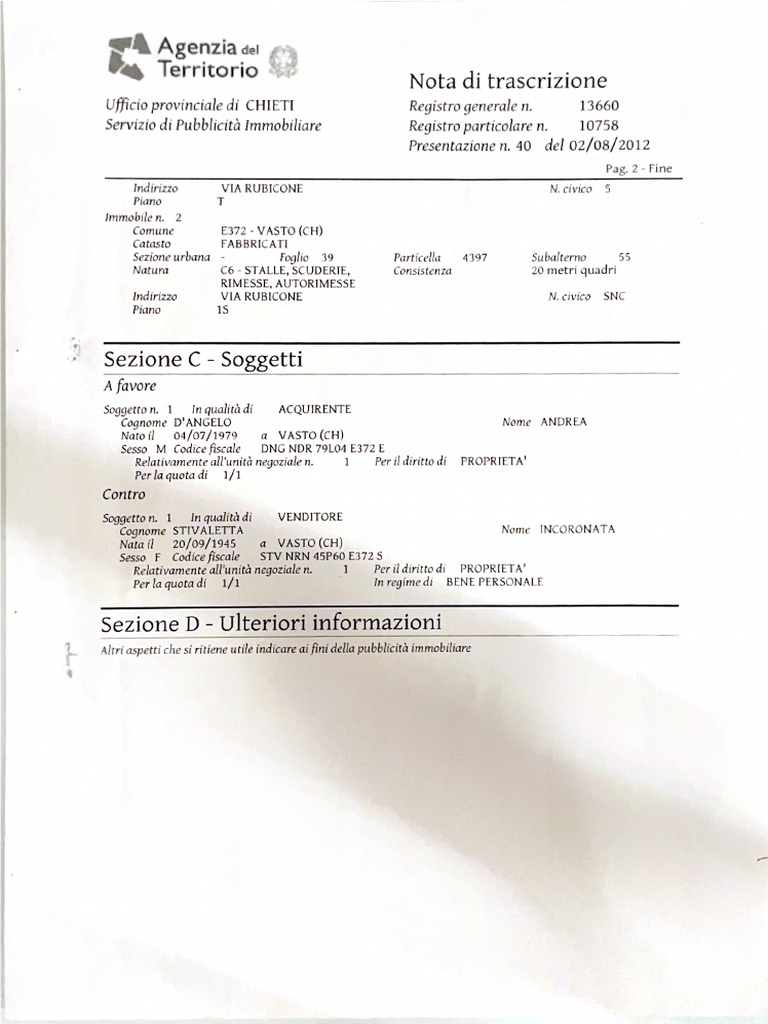 Carta Identità Adele | PDF