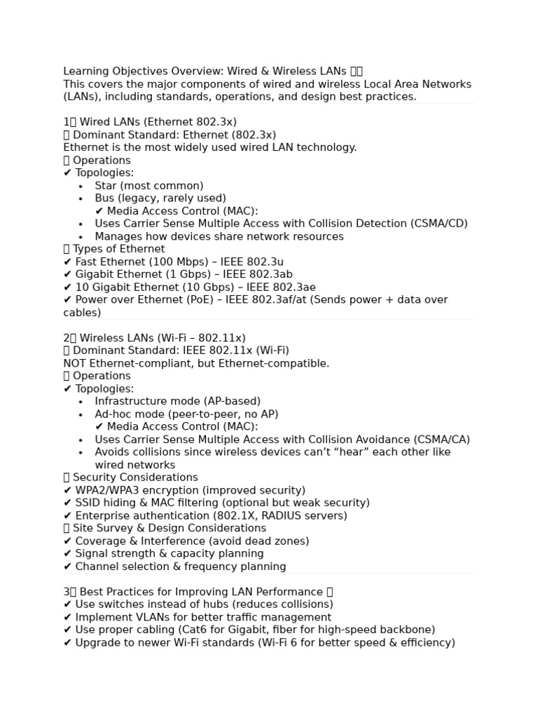 Topic 5 Midterm Notes | PDF | Network Switch | Computer Network