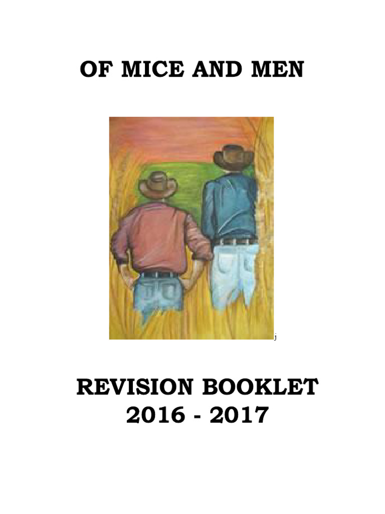 Of Mice and Men Revision Pack | PDF