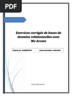 Cours Access | PDF | Bases de données | Microsoft Access