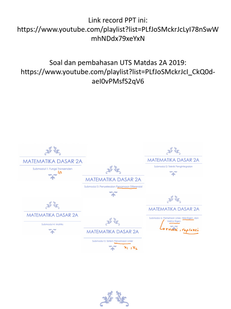 Review Modul Matdas 2A Dan 2B | PDF