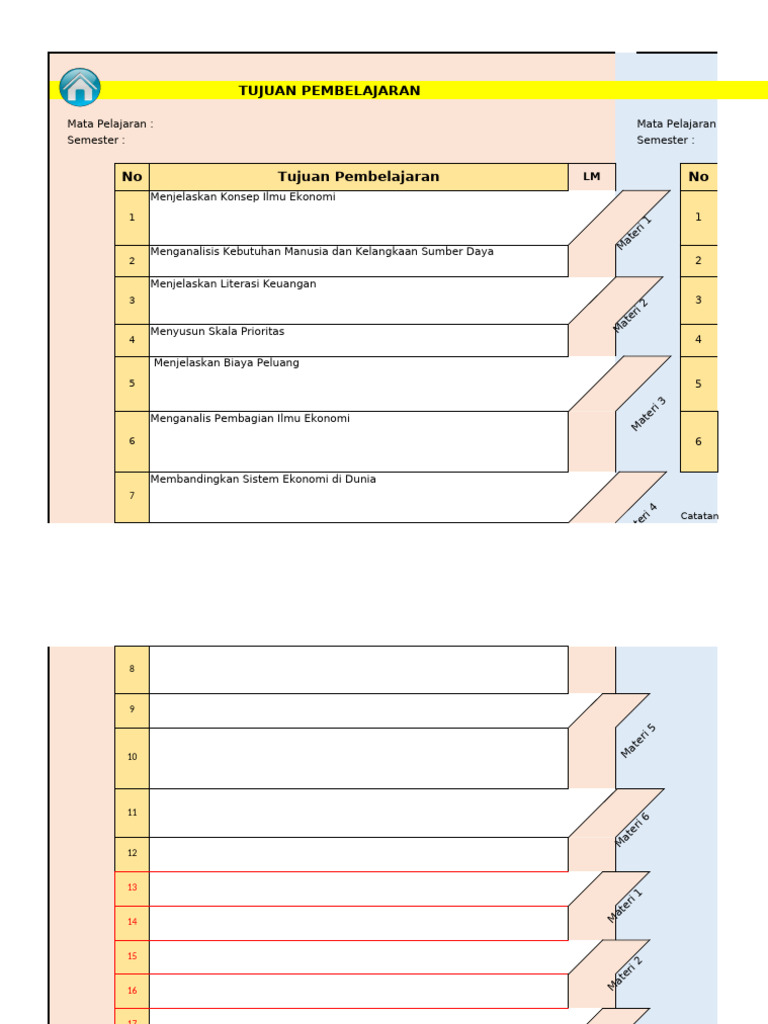 Format Nilai Kelas X.4 | PDF