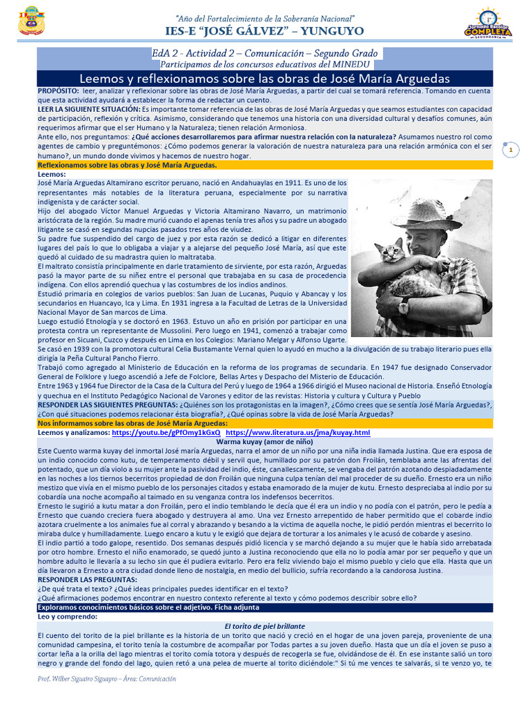 4 - Ficha de La Sesion 1 Exp 2 ... 1 | PDF