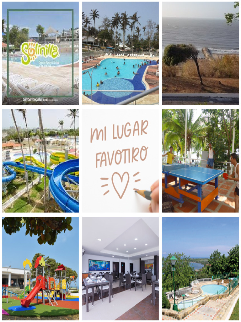 colage de mi lugar favorito | PDF