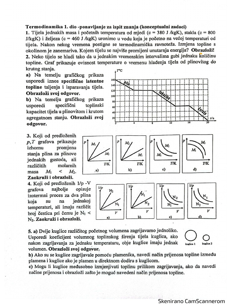 Ponavljanje Za Ispit Znanja - Računski Zadaci | PDF
