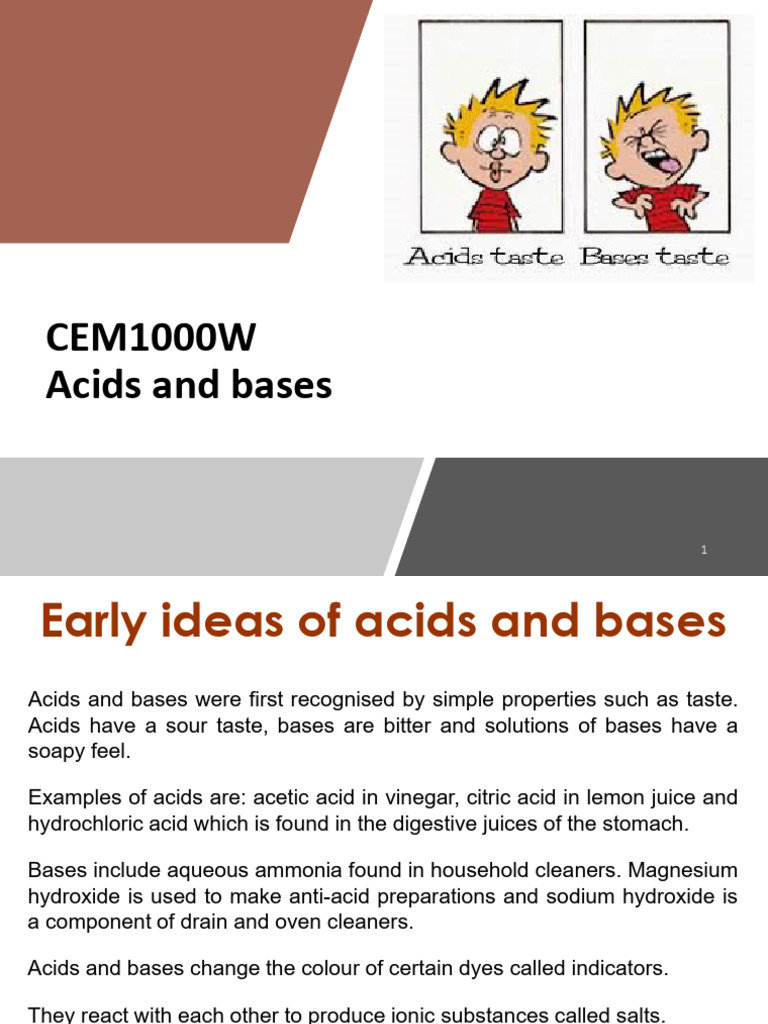 Understanding Acids and Bases | PDF | Acid | Ammonium
