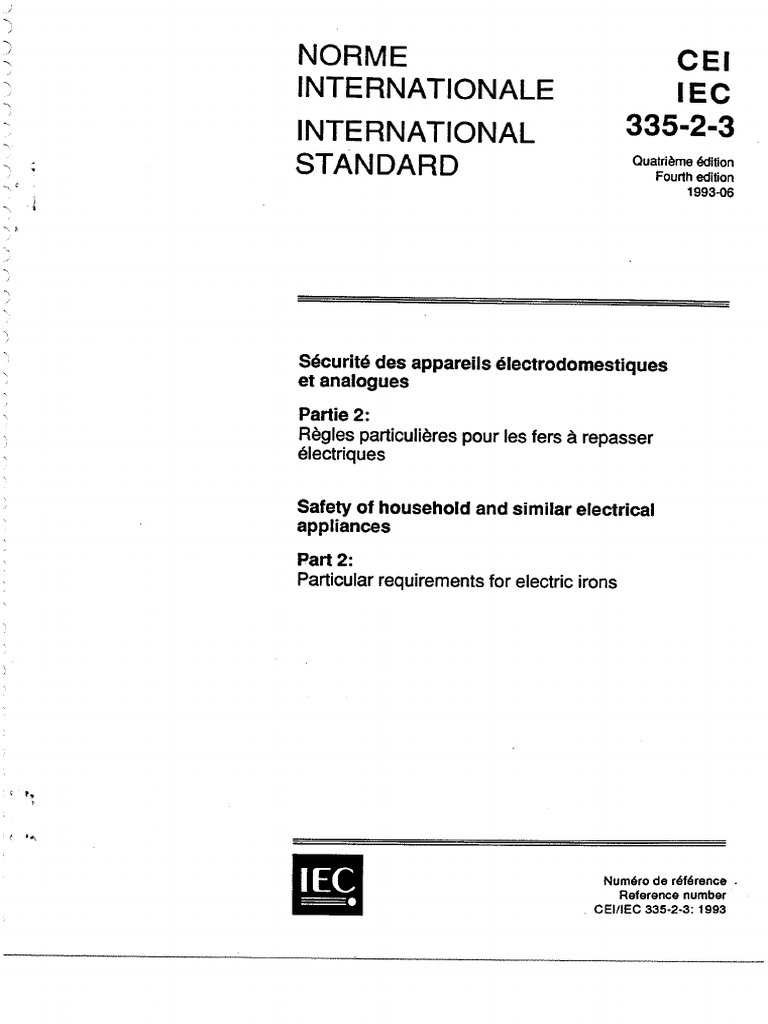 Cei Iec 335-2-3 | PDF