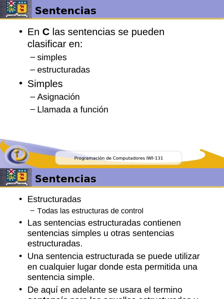 Estructuras de Control en C | PDF | Ingeniería de software | Informática