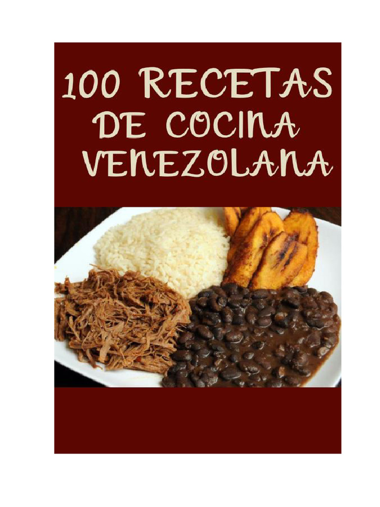 Recetas Típicas de Comida Venezolana | PDF | Sopa | Cocinando