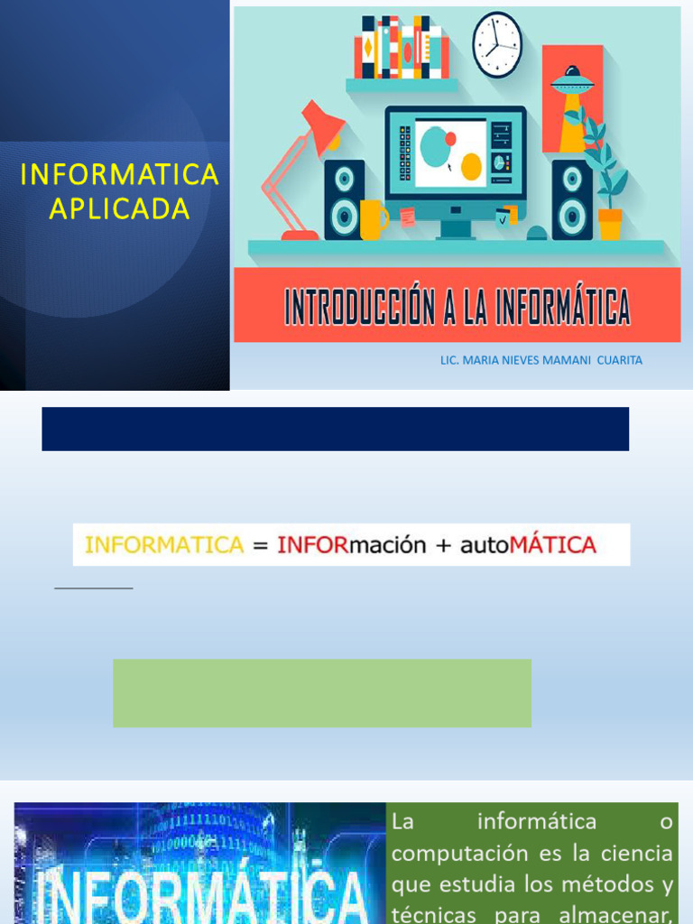 Capitulo 1 - Introduccion A La Informatica | PDF | Periférico | Hardware de la computadora