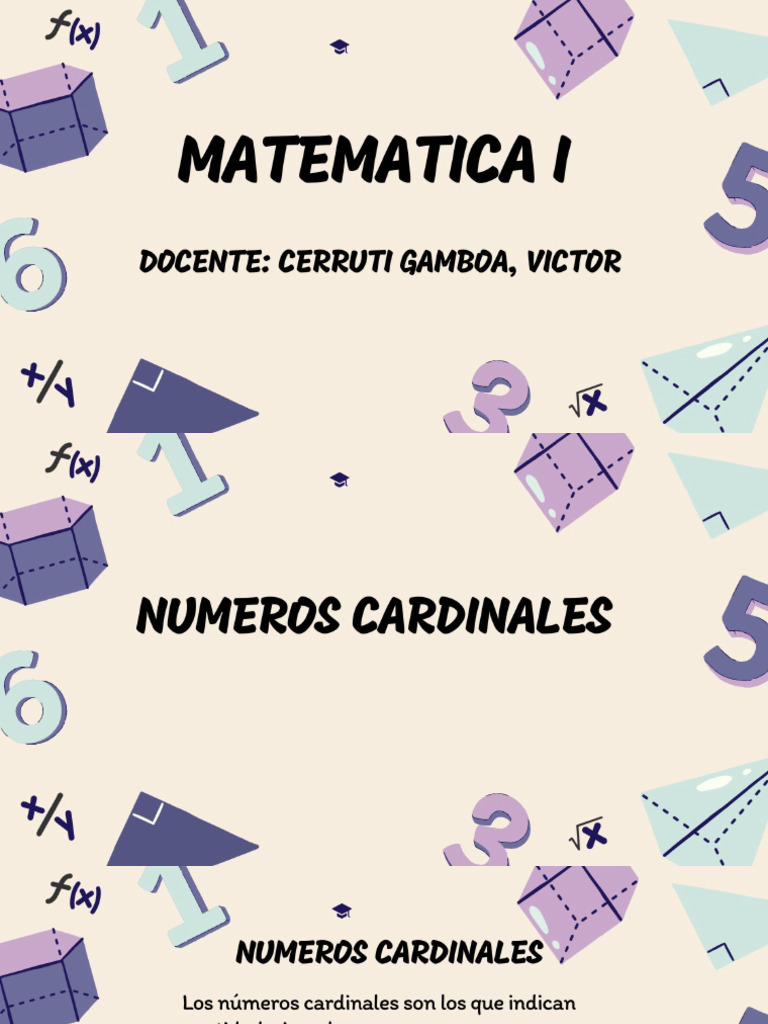 Numeros Cardinales | PDF