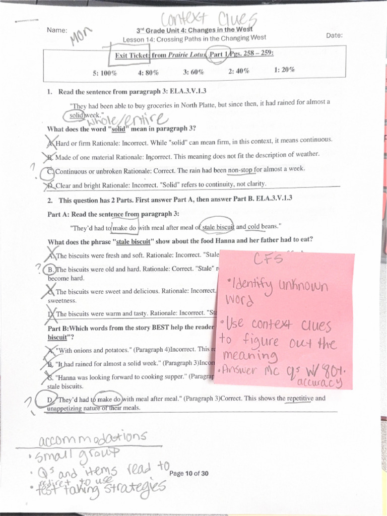 Exit Ticket 2:3 | PDF