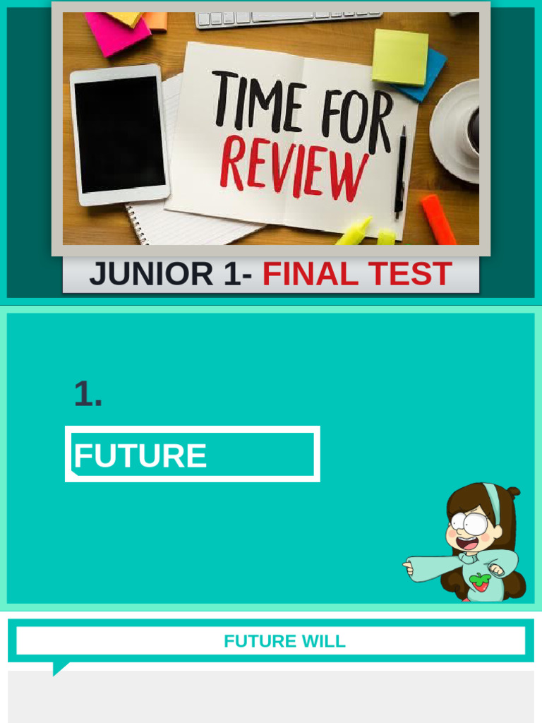 Junior English Test: Future & Comparatives | PDF | Adjective | Language ...