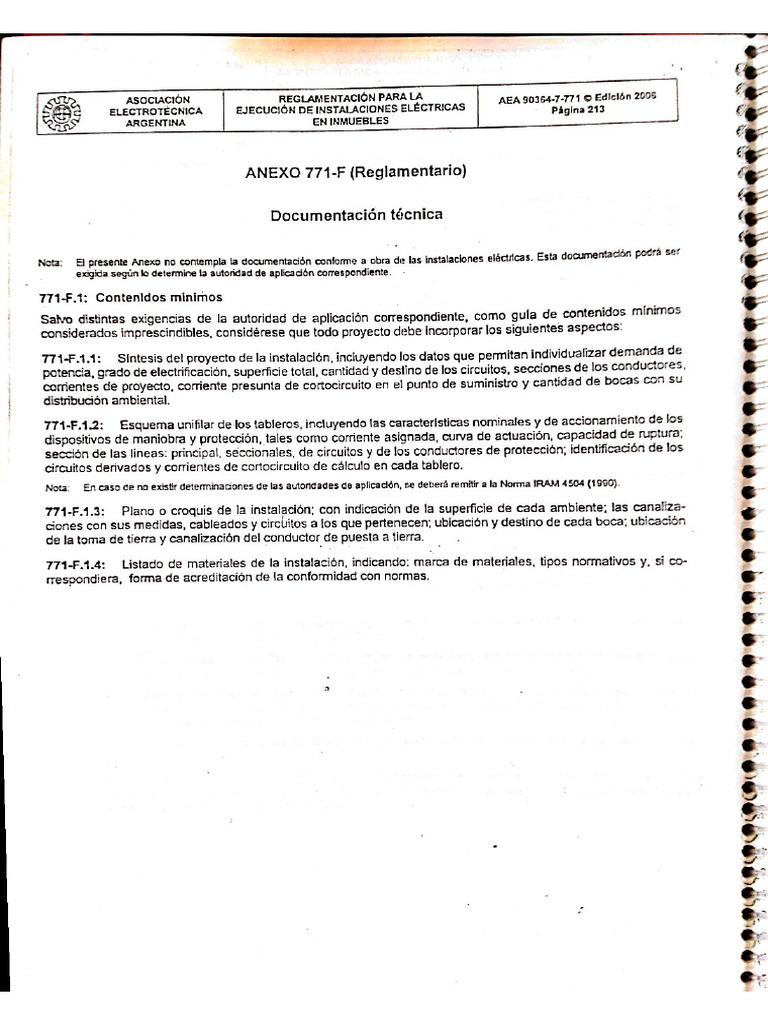 AEA 2006 - Documentacion Tecnica | PDF