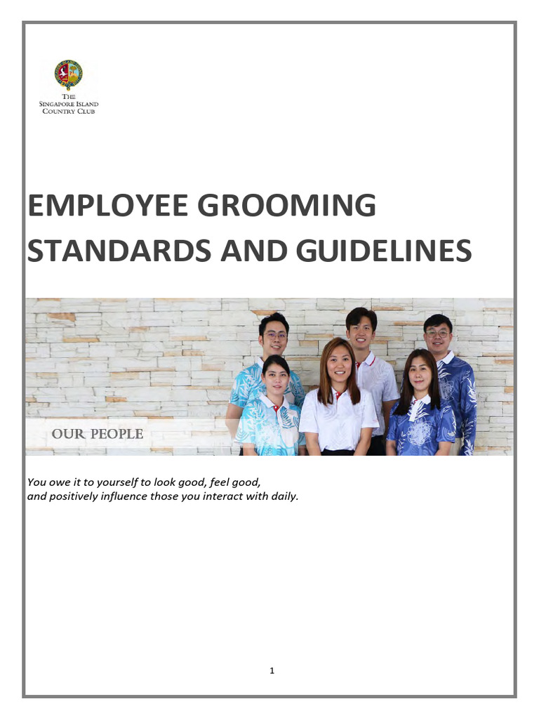 SICC Grooming Guidelines Sep 2023 - Final | PDF | Clothing | Nail (Anatomy)