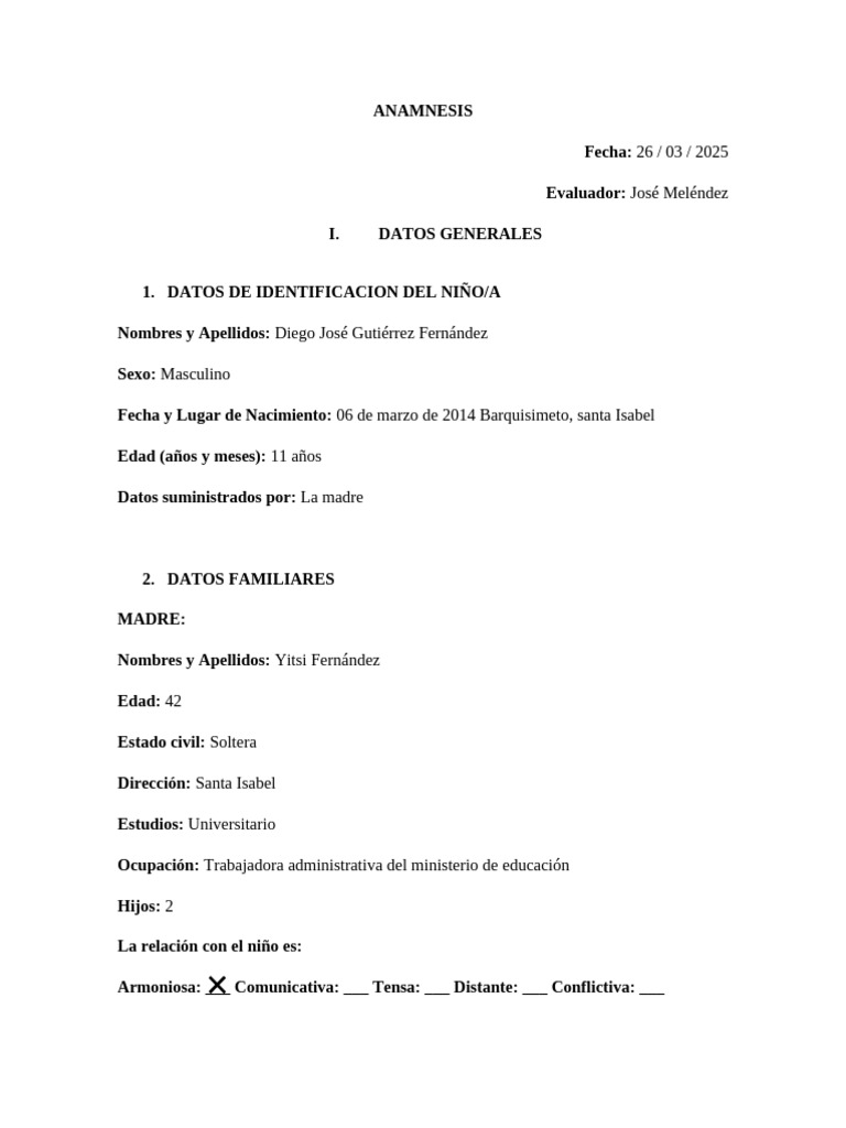 Anamnes Is | PDF | Parto | El embarazo