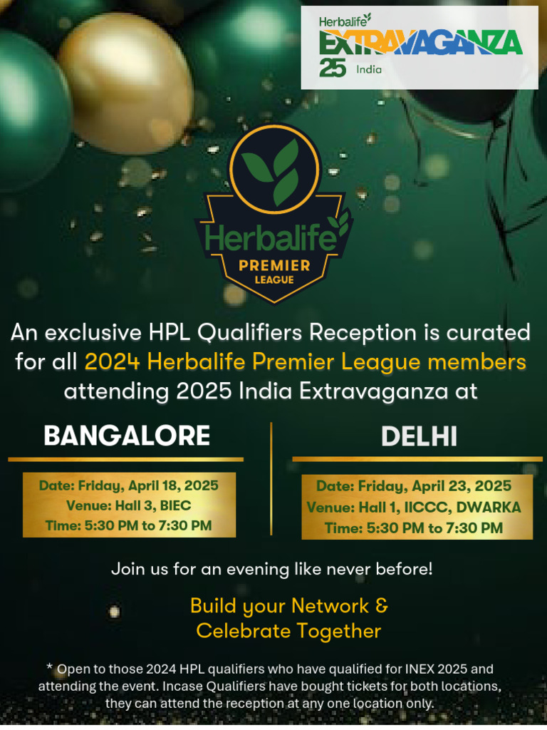 India Extravaganza 2025 - HPL Reception Updated Flyer | PDF