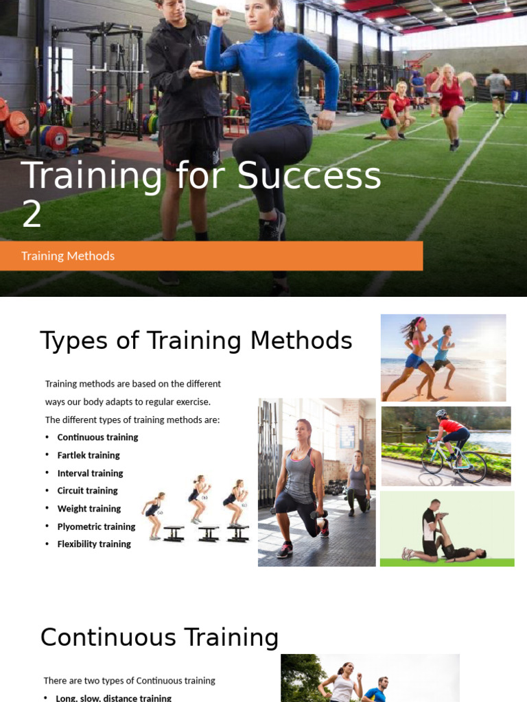 TRAINING FOR SUCCESS-Training Methods | PDF