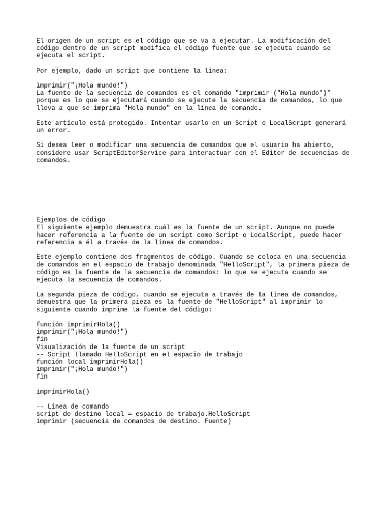 El Origen de Un Script Es El Código | PDF