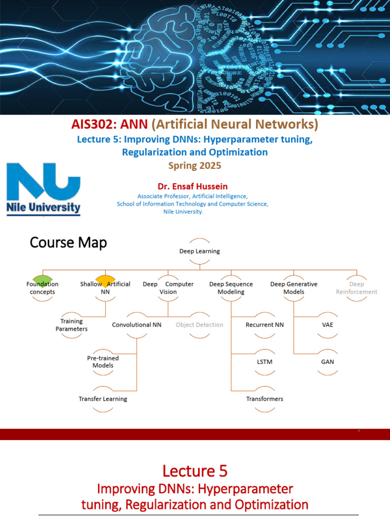 05 AIS302 ANN-Optimization | PDF | Deep Learning | Mean Squared Error