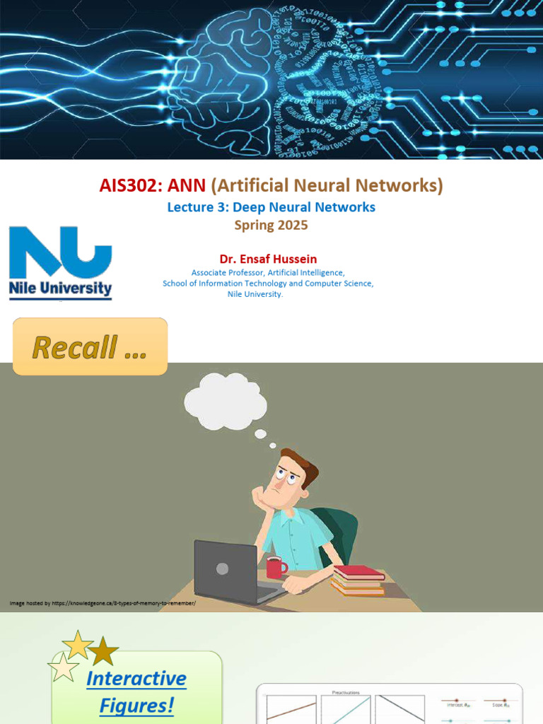 03 AIS302 ANN - Deep Neural Nets - Compressed | PDF | Deep Learning ...