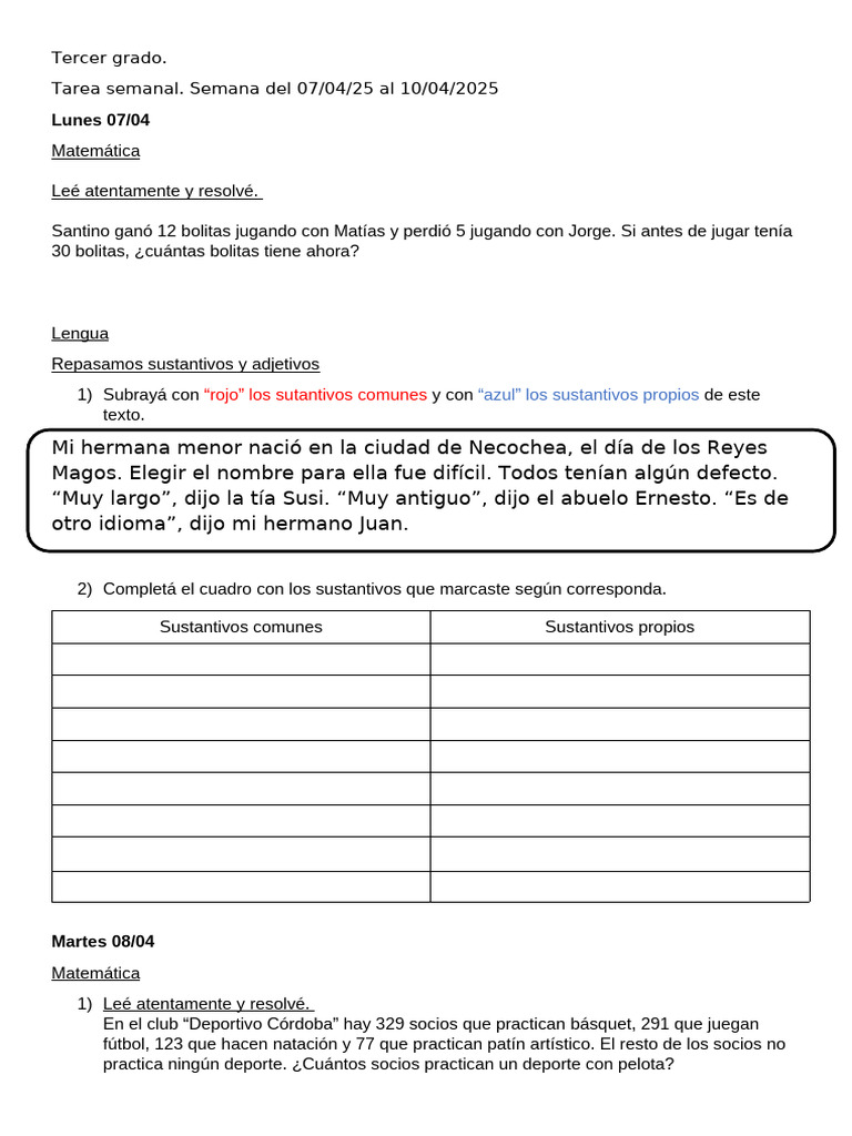 Tarea Semana 07de Abril | PDF