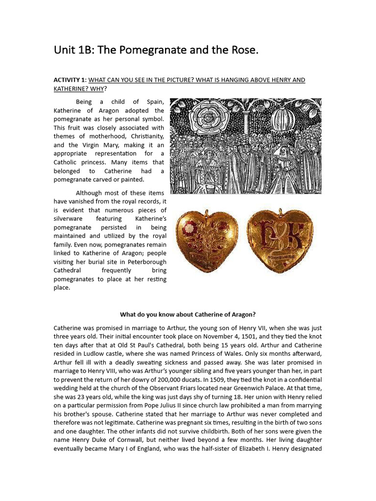 UNIT 1 B EILI 3 - THE POMEGRANATE AND THE ROSE - Lic Vallejos | PDF